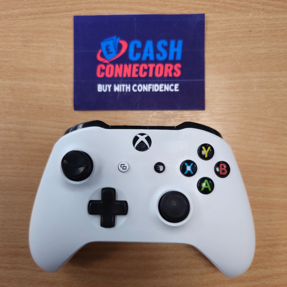 Pre-owned Microsoft Official Xbox One Wireless Controller - White - Own4Less